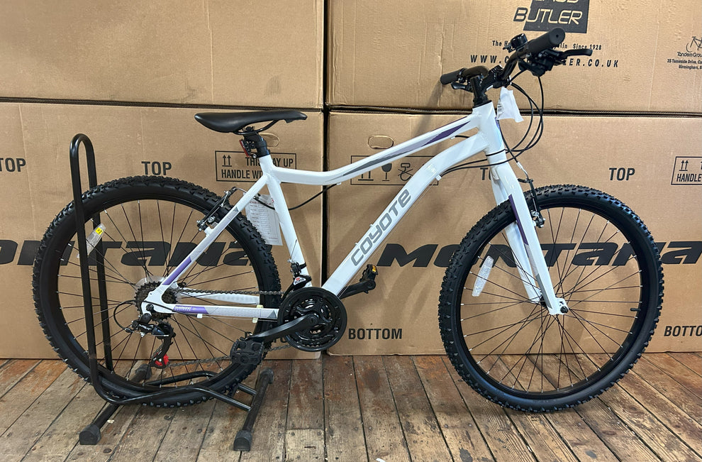 26" Coyote Callisto White/Purple – Claudy Cycles